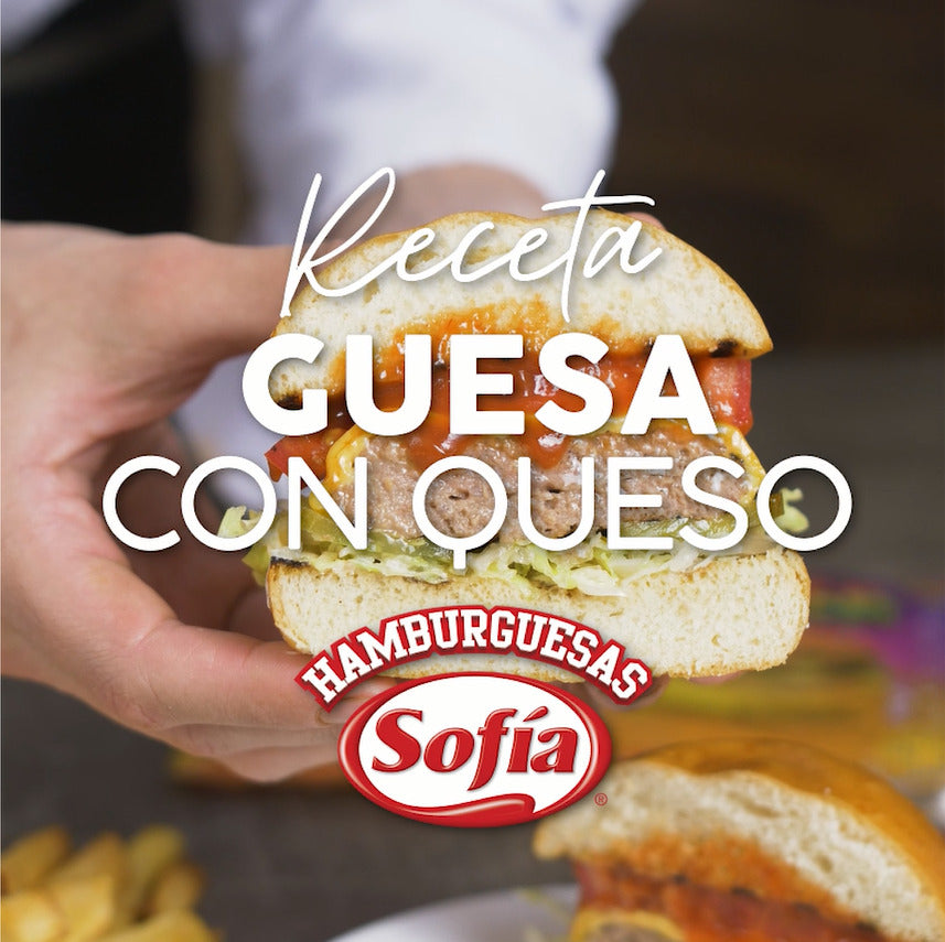 Hamburguesa Guesa con queso – Sofia Al Paso